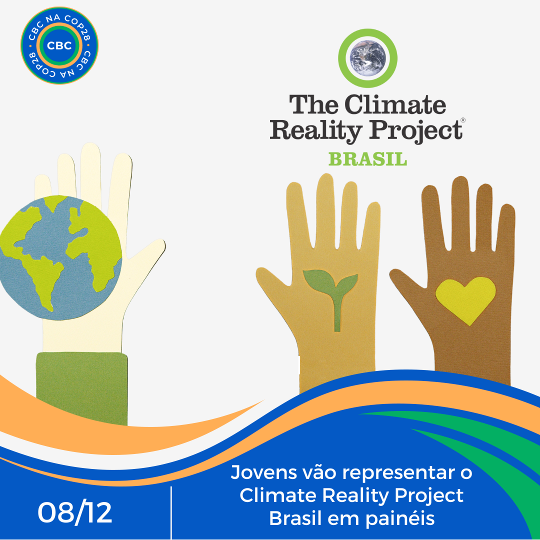 Jovens vão representar o Climate Reality Project Brasil em painéis